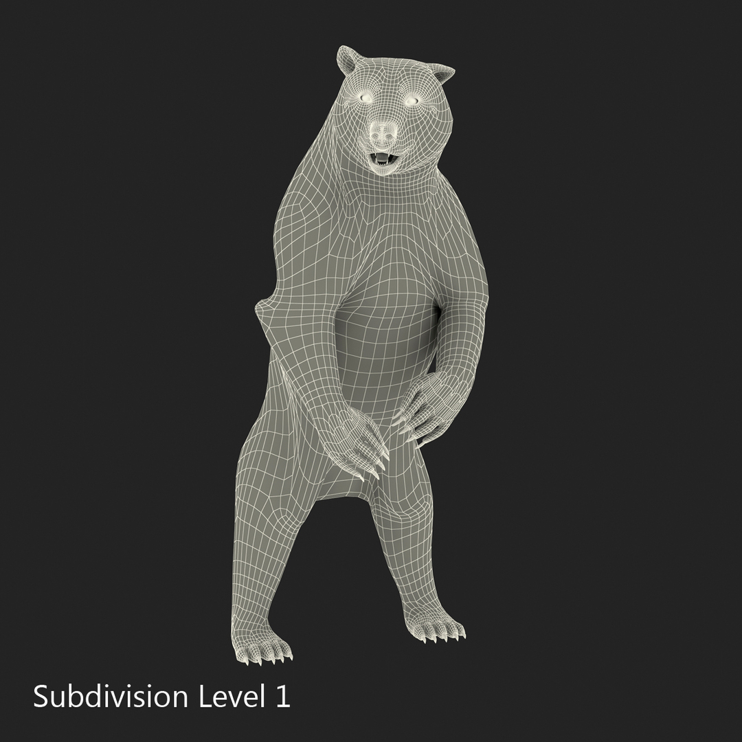 max brown bear fur pose