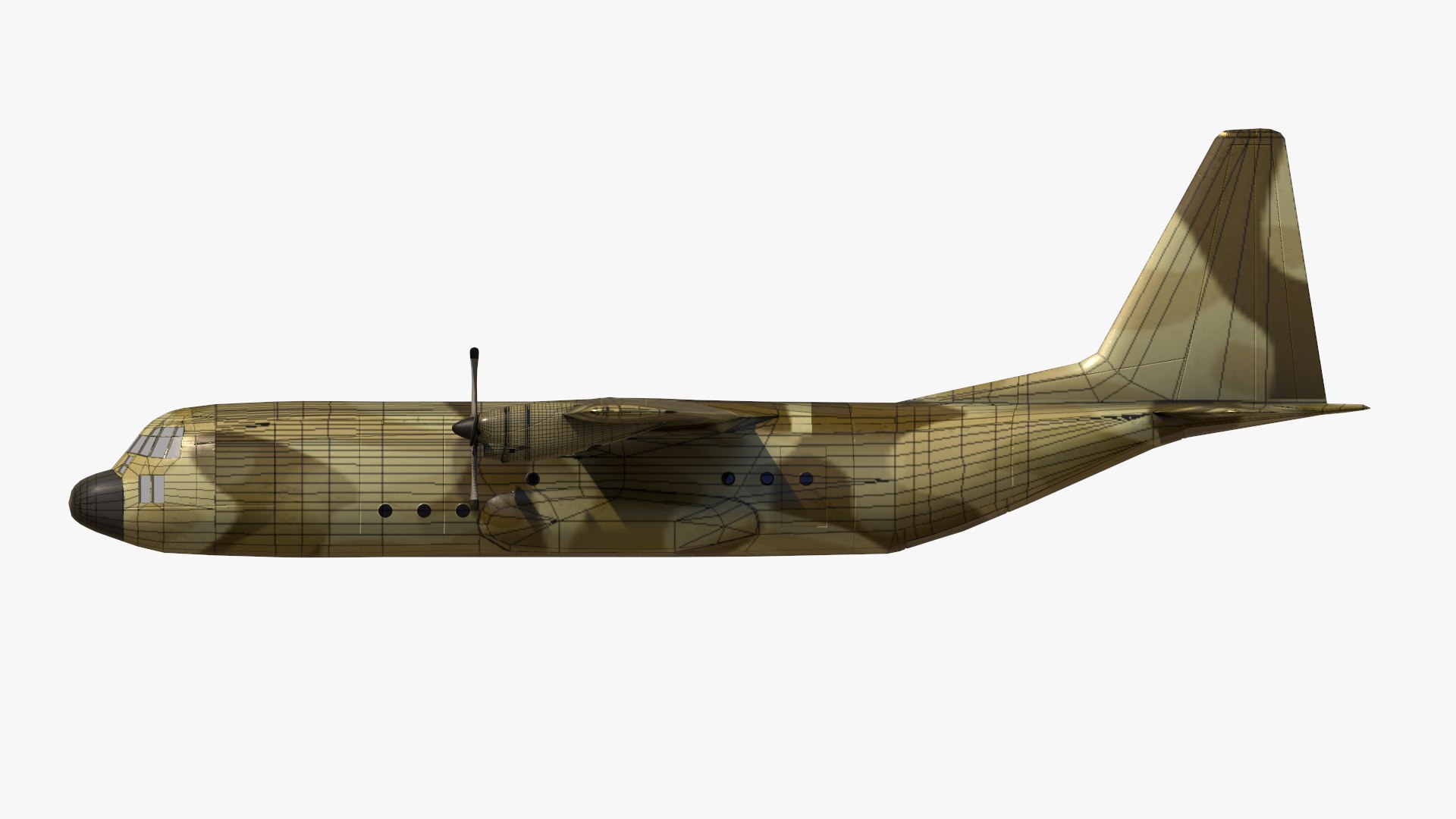 3D C-130 Hercules Model - TurboSquid 2335767