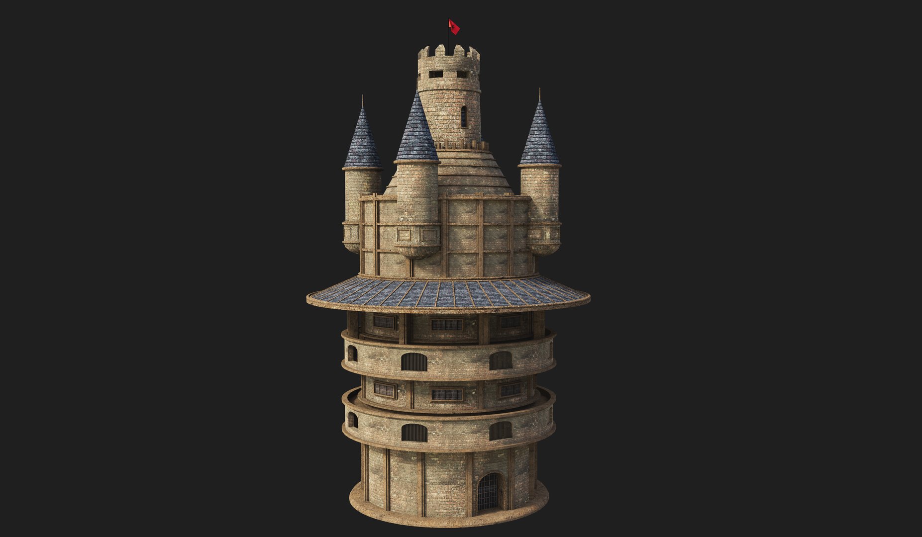 Fantasy Tower 3D model - TurboSquid 2172178