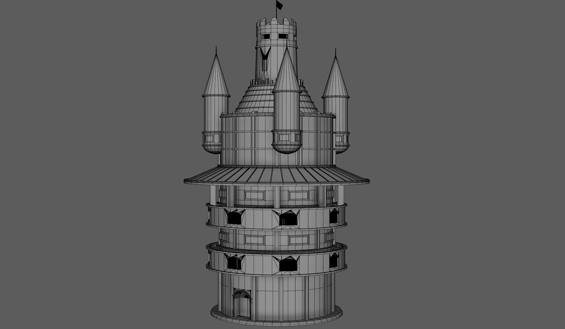 Fantasy Tower 3D model - TurboSquid 2172178