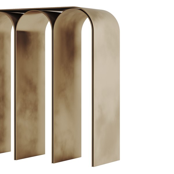 3D Golden Arch Console By Pietro Franceschini - TurboSquid 1885771