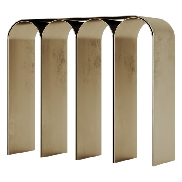 3D Golden Arch Console By Pietro Franceschini - TurboSquid 1885771