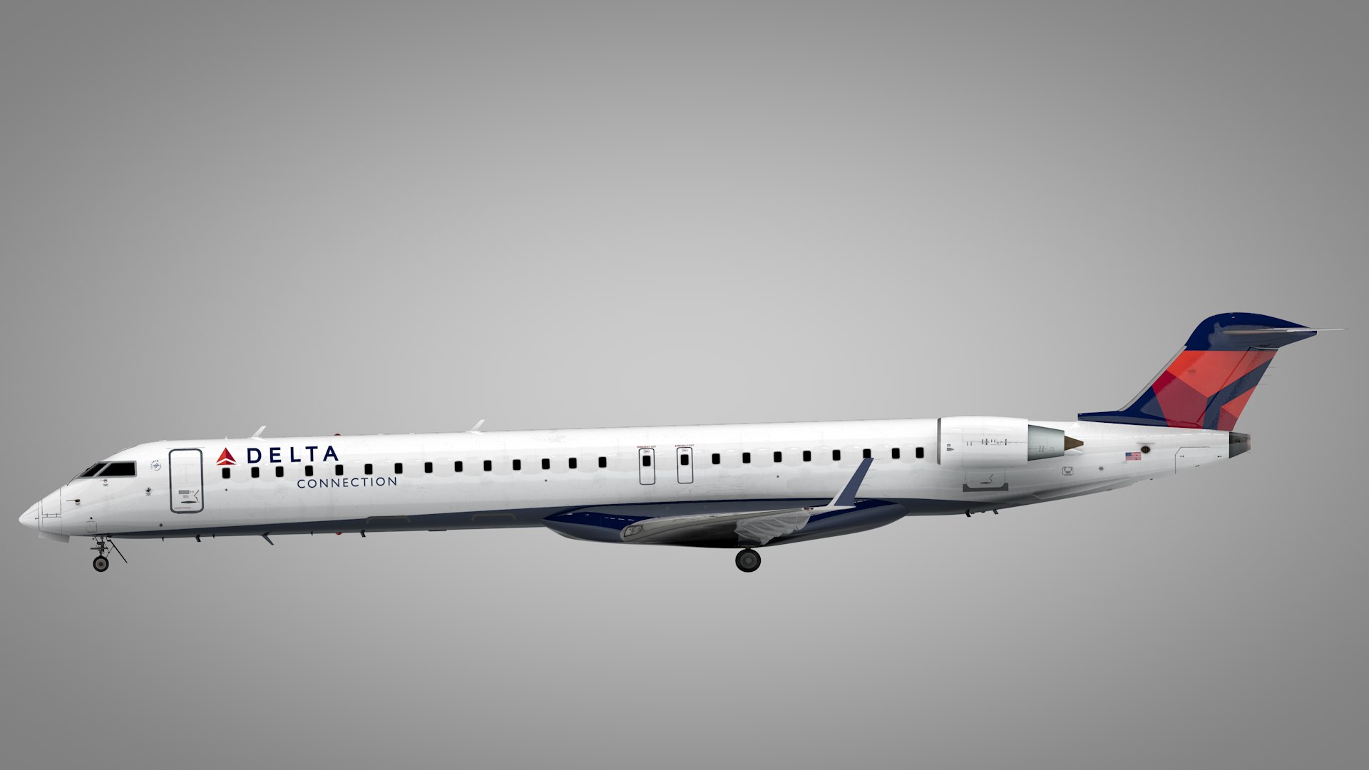 DELTA CONNECTION BOMBARDIER CRJ 900 L2039 3D Model - TurboSquid 2109302