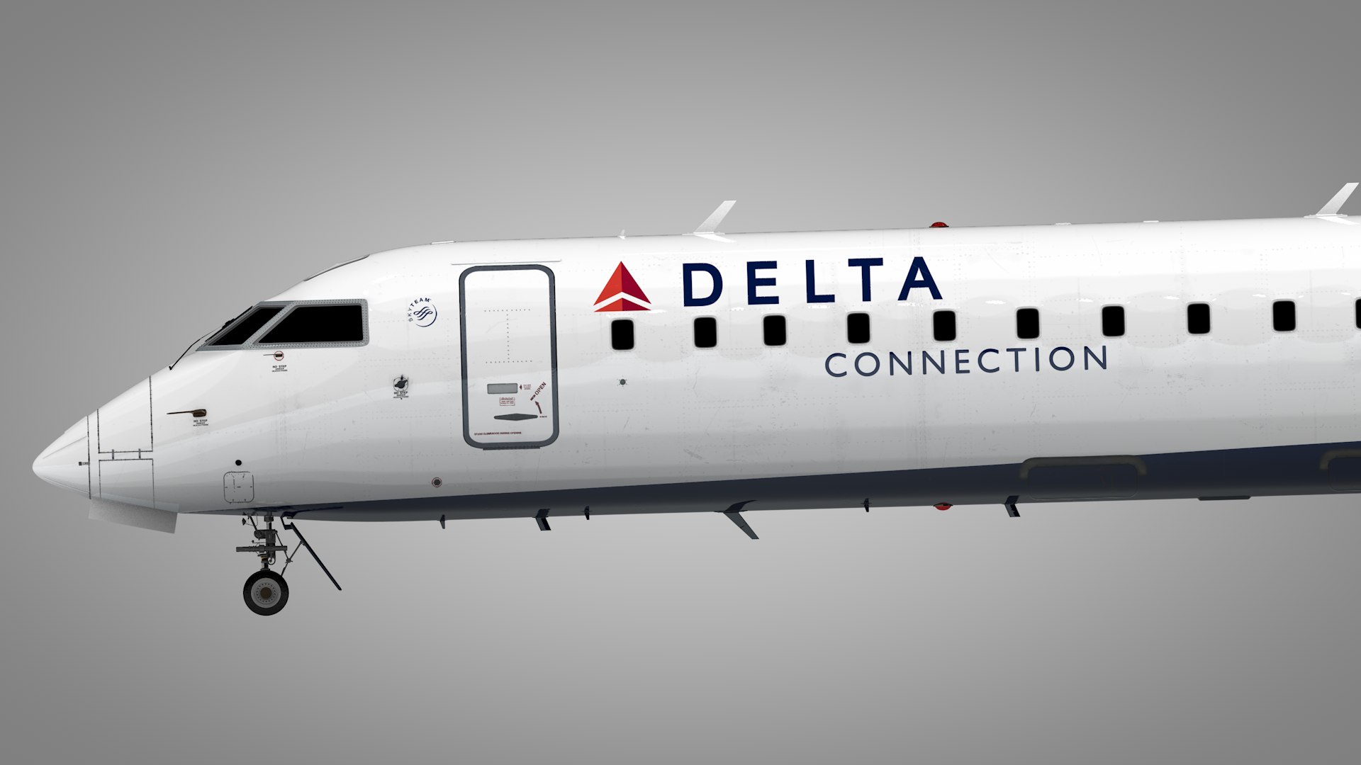 DELTA CONNECTION BOMBARDIER CRJ 900 L2039 3D Model - TurboSquid 2109302