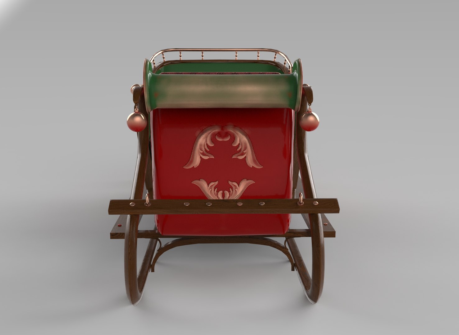 3D Santas Sleigh - TurboSquid 2159999