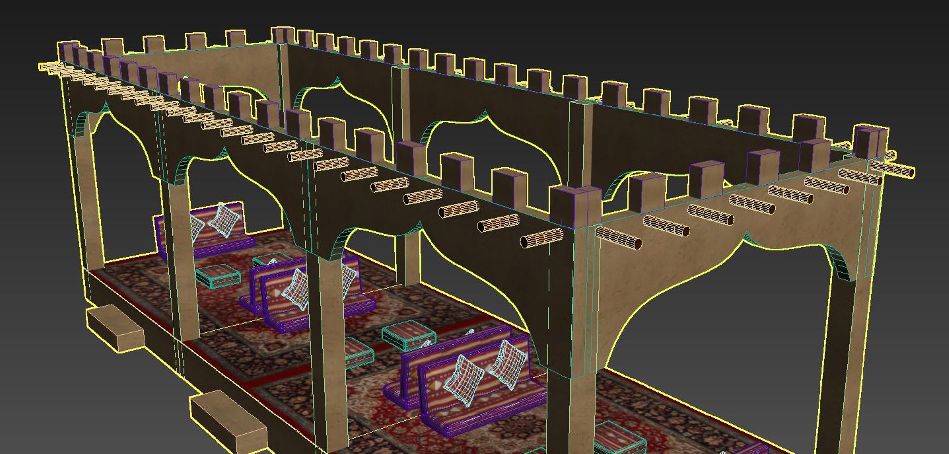 Arab Majlis 3D Model - TurboSquid 1484768