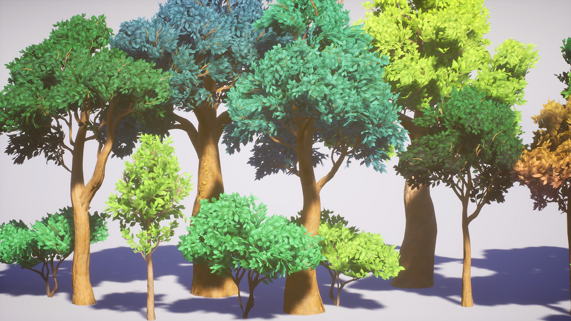 3D model Simple Trees Pack - TurboSquid 2089672