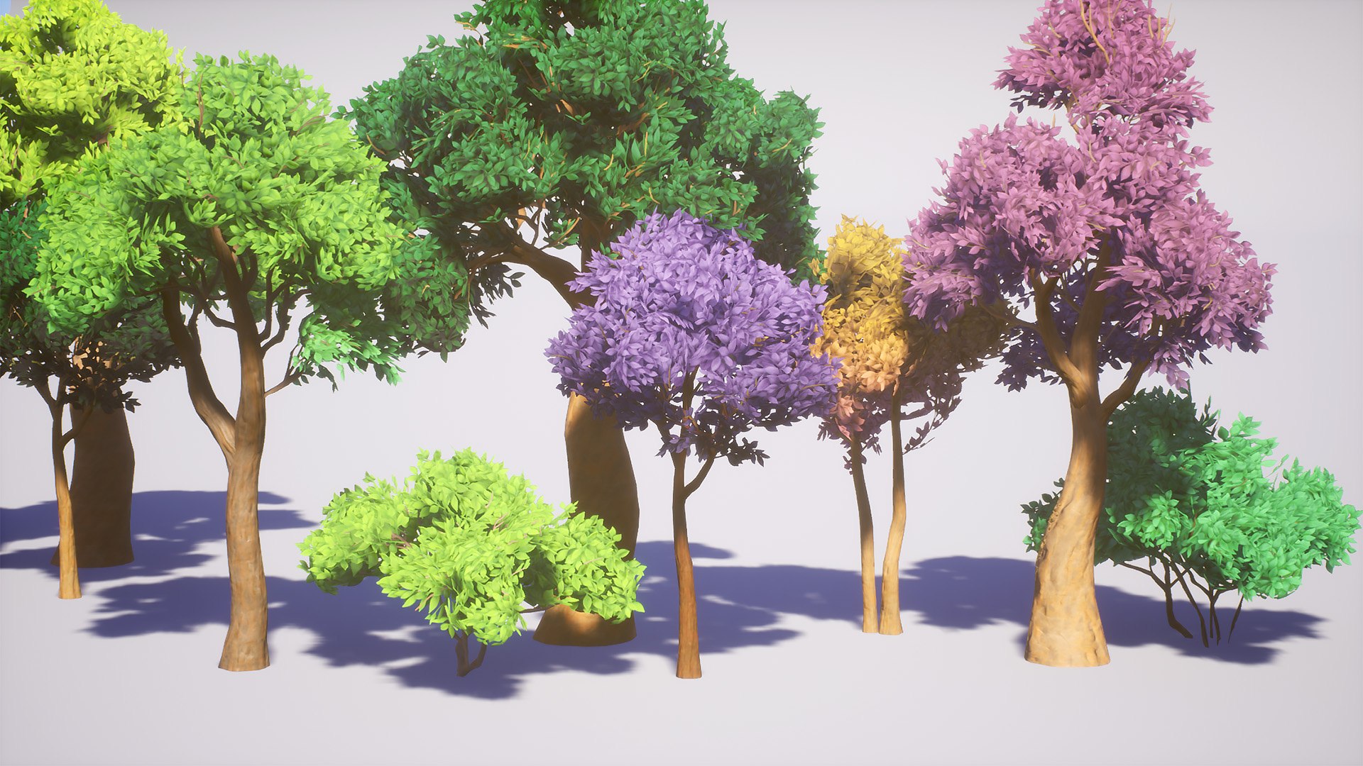 3D model Simple Trees Pack - TurboSquid 2089672