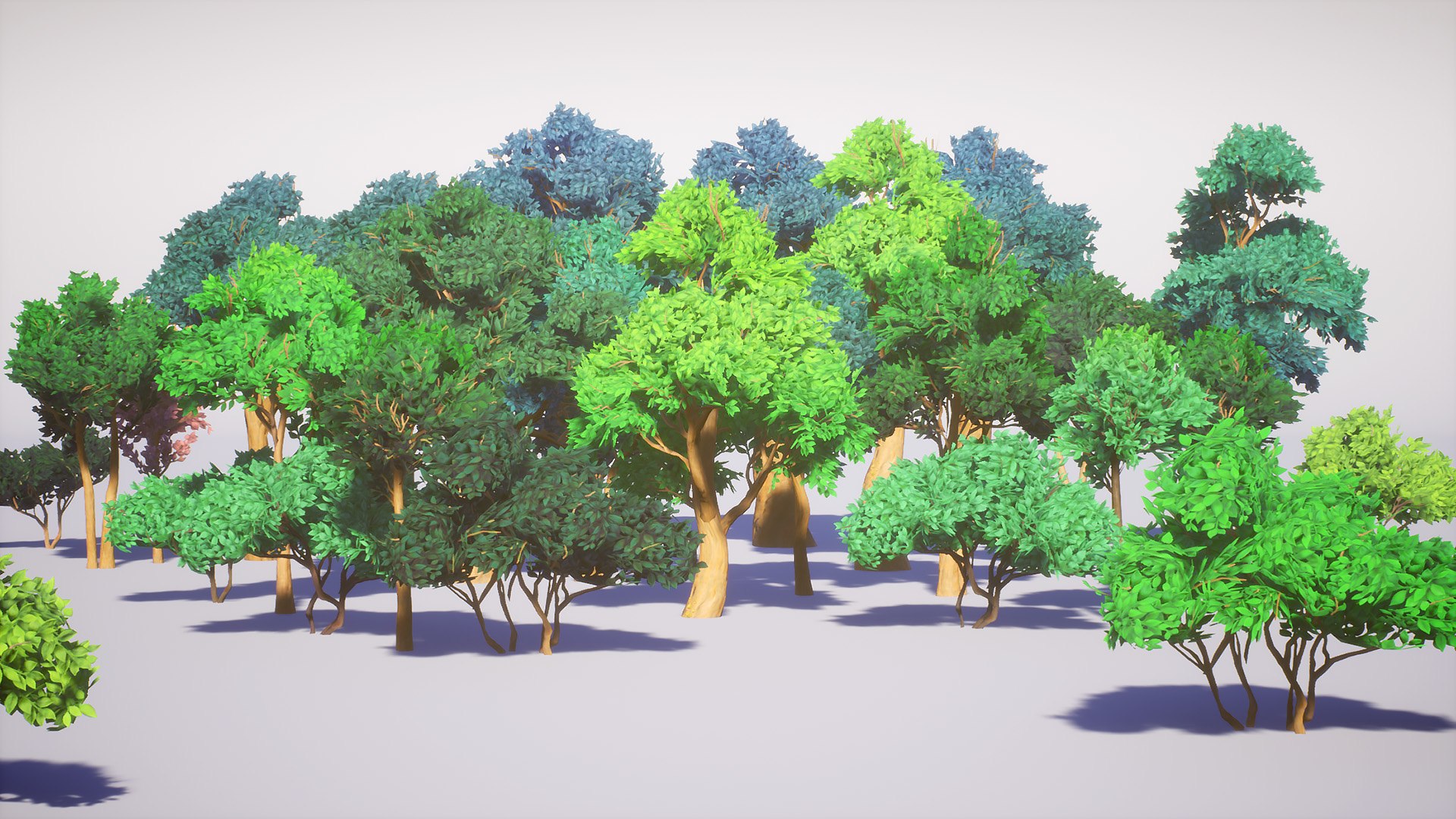 3D model Simple Trees Pack - TurboSquid 2089672