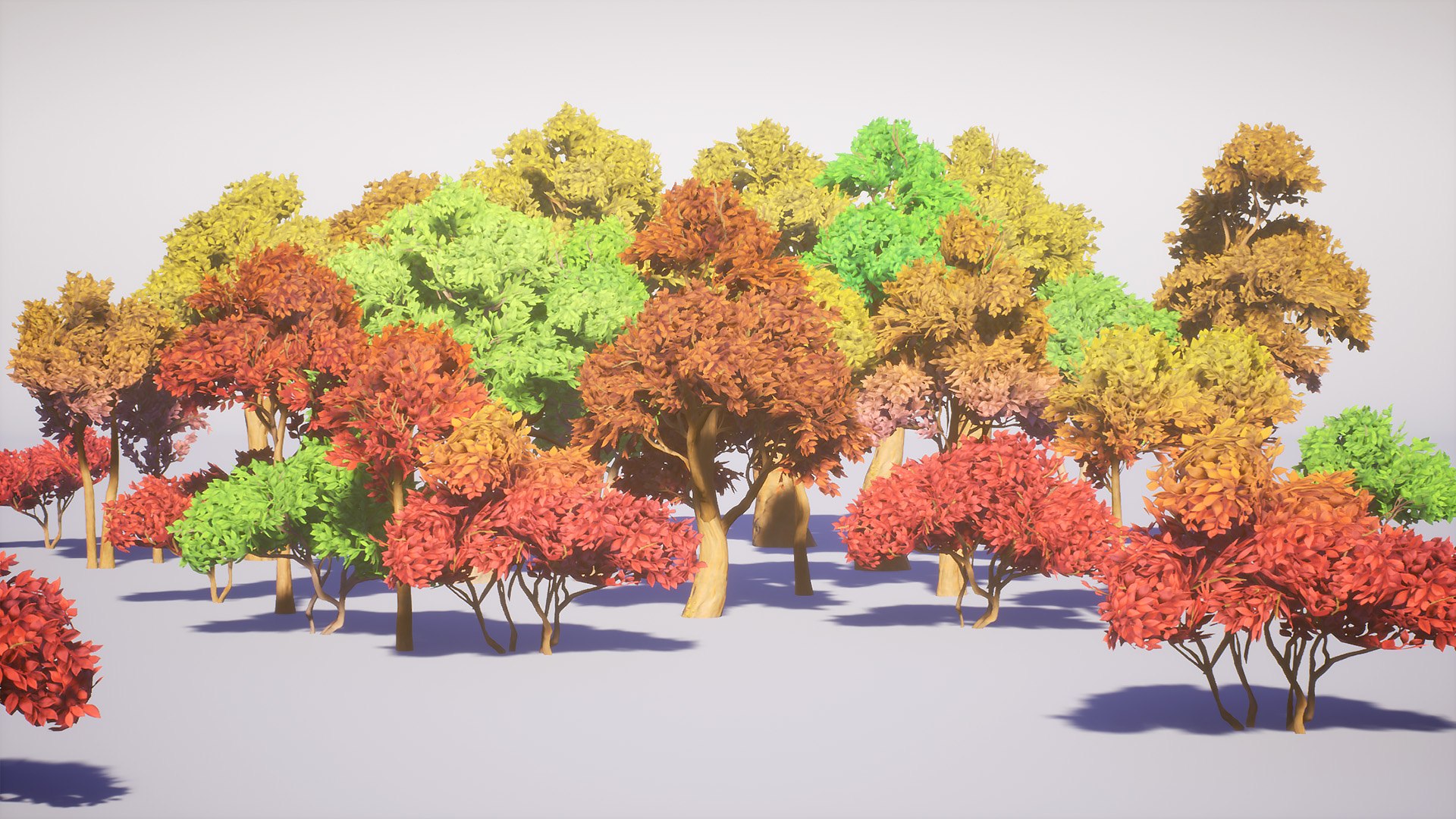 3D model Simple Trees Pack - TurboSquid 2089672