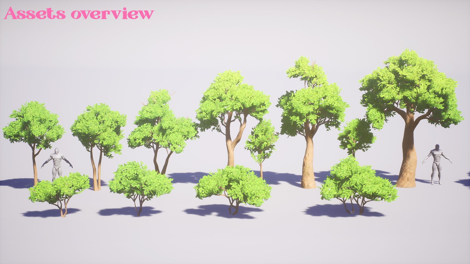 3D model Simple Trees Pack - TurboSquid 2089672