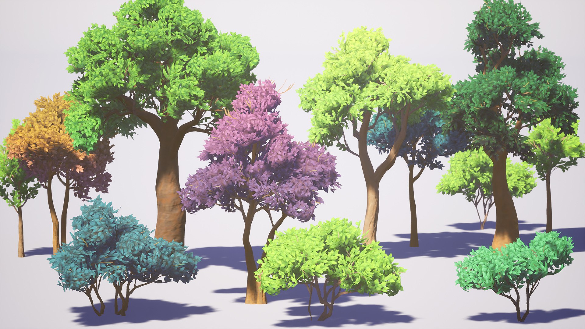 3D model Simple Trees Pack - TurboSquid 2089672