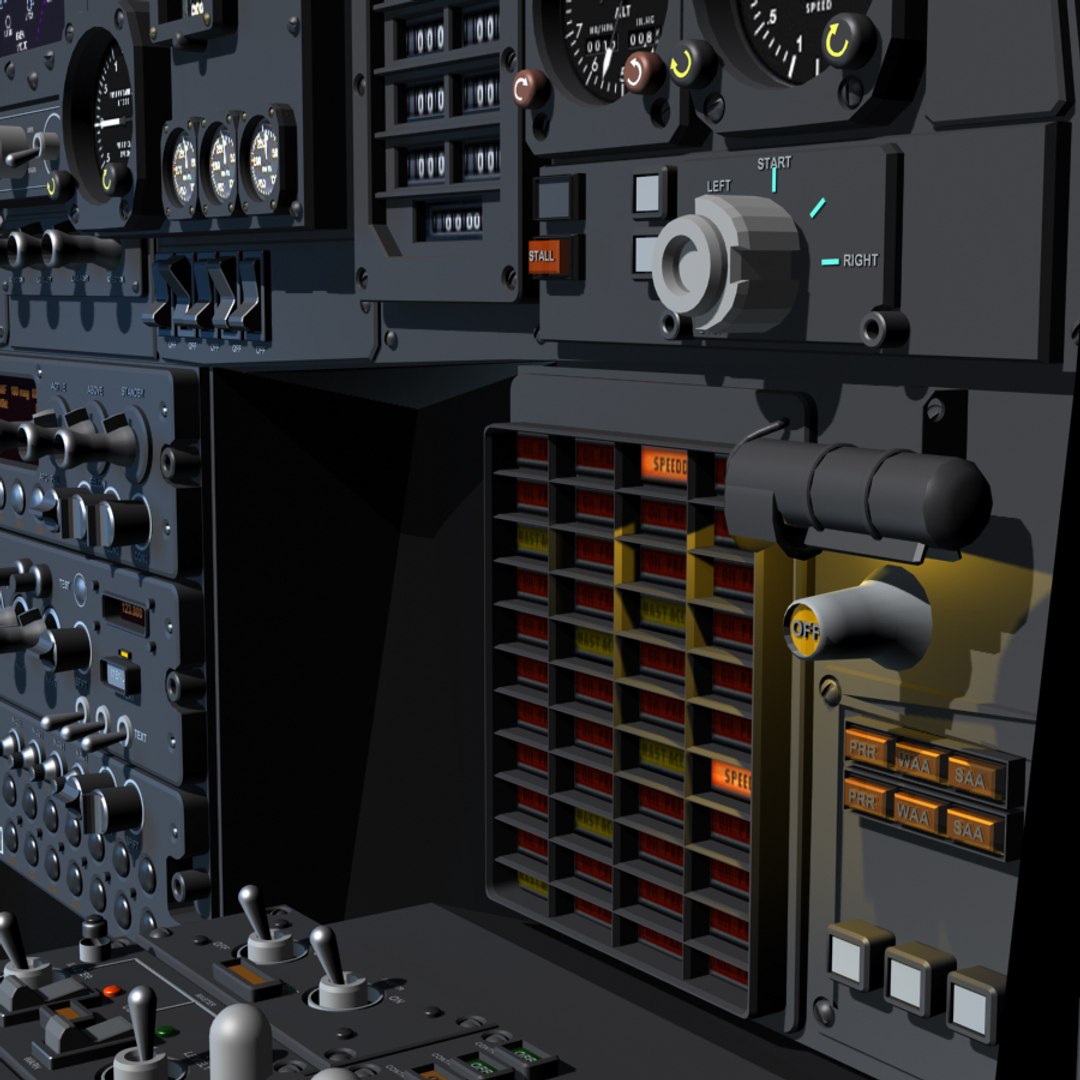 Cockpit Display 3d Model