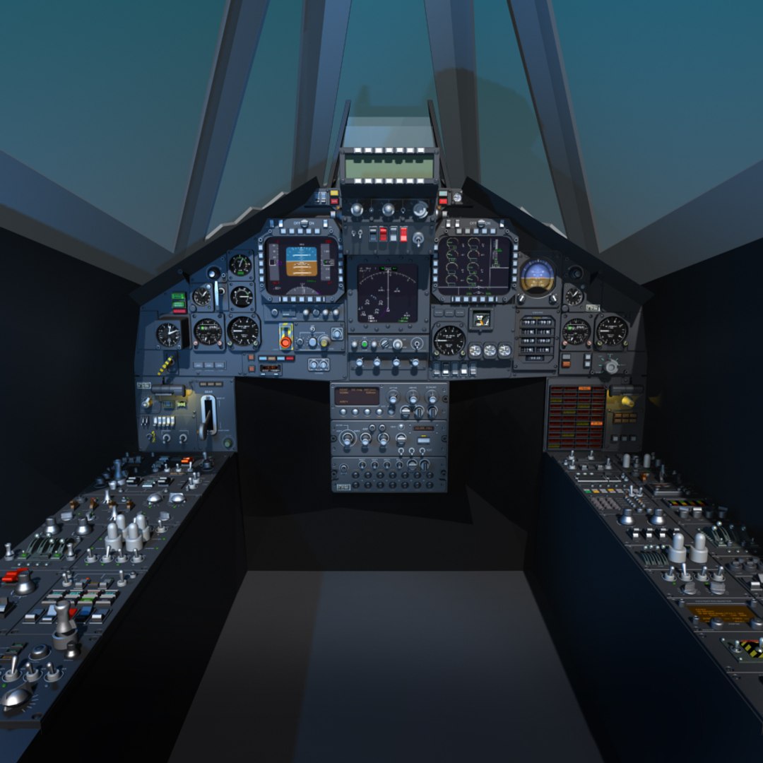 Cockpit Display 3d Model