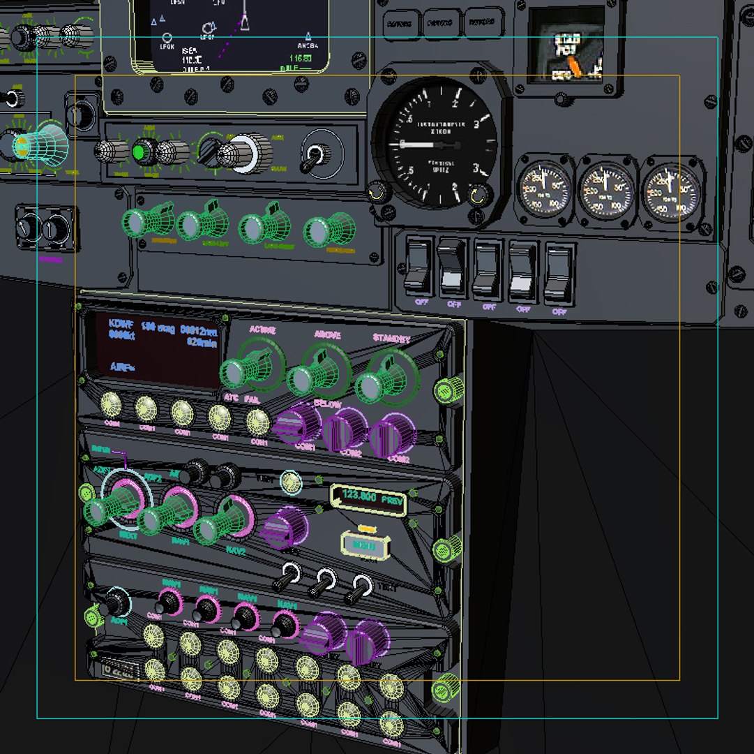 Cockpit Display 3d Model