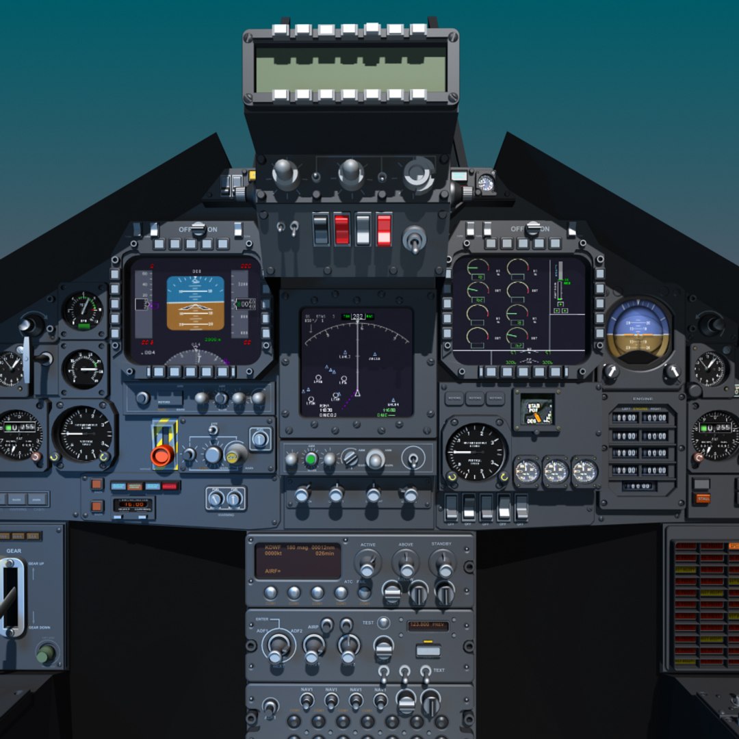 Cockpit Display 3d Model