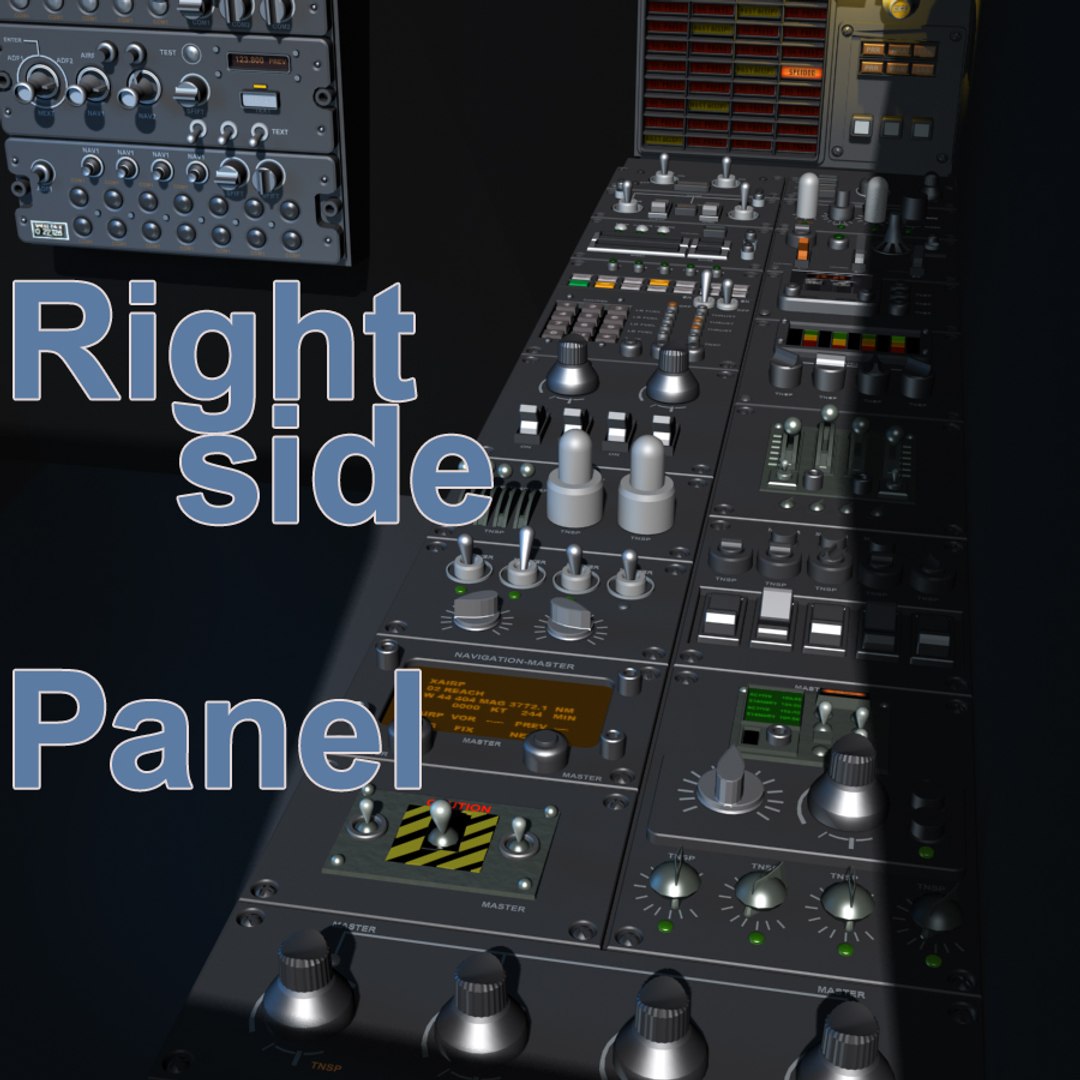 Cockpit Display 3d Model