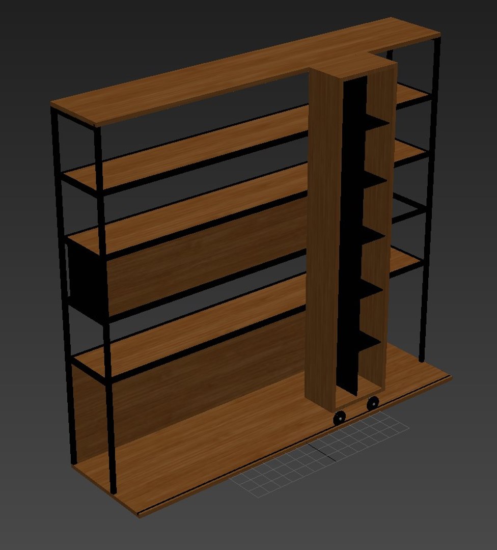 Book shelf model - TurboSquid 1257347