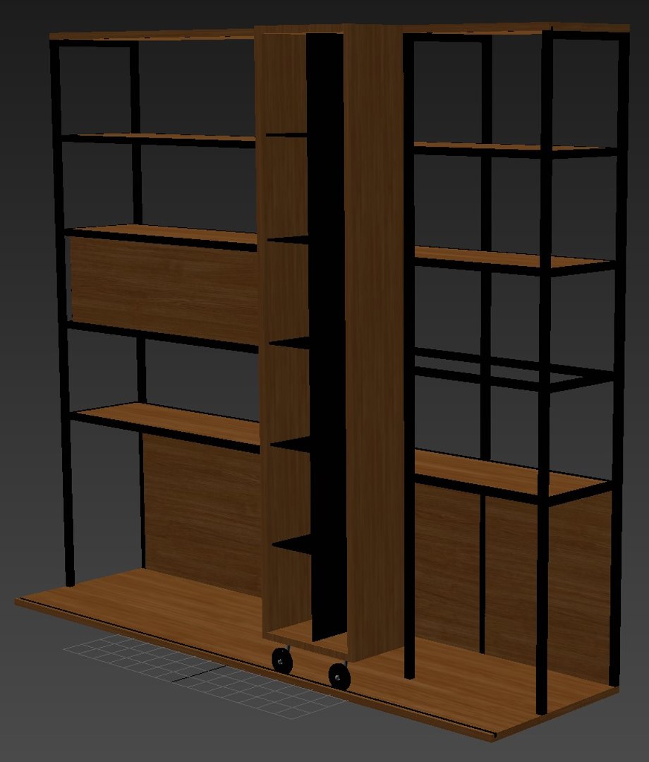 Book shelf model - TurboSquid 1257347