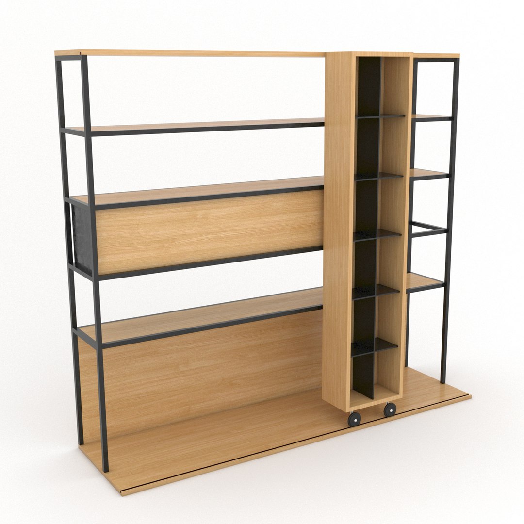Book shelf model - TurboSquid 1257347