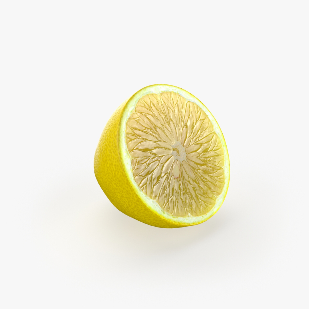 Lemon Fruit Obj