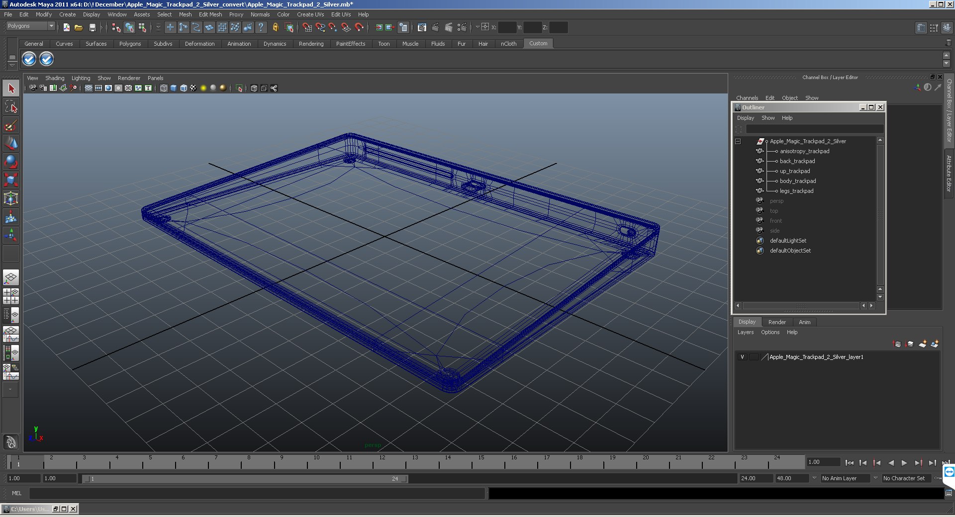 Apple Magic Trackpad 2 3D Model - TurboSquid 1362983
