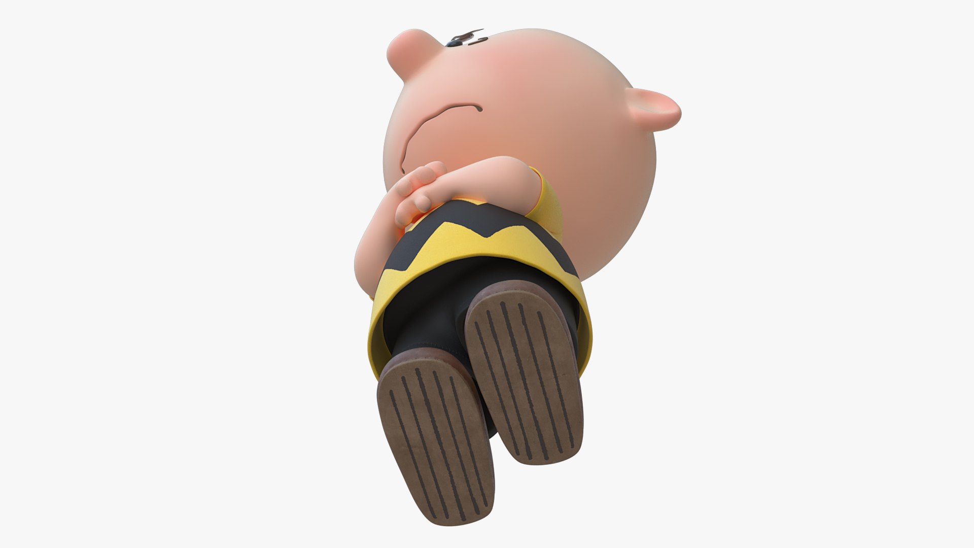 Charlie Brown Scared Pose 3D Model - TurboSquid 2318849