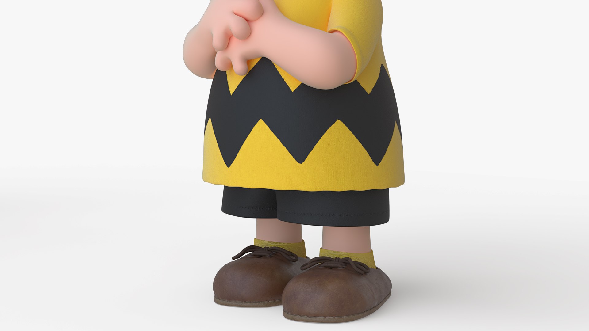 Charlie Brown Scared Pose 3D Model - TurboSquid 2318849