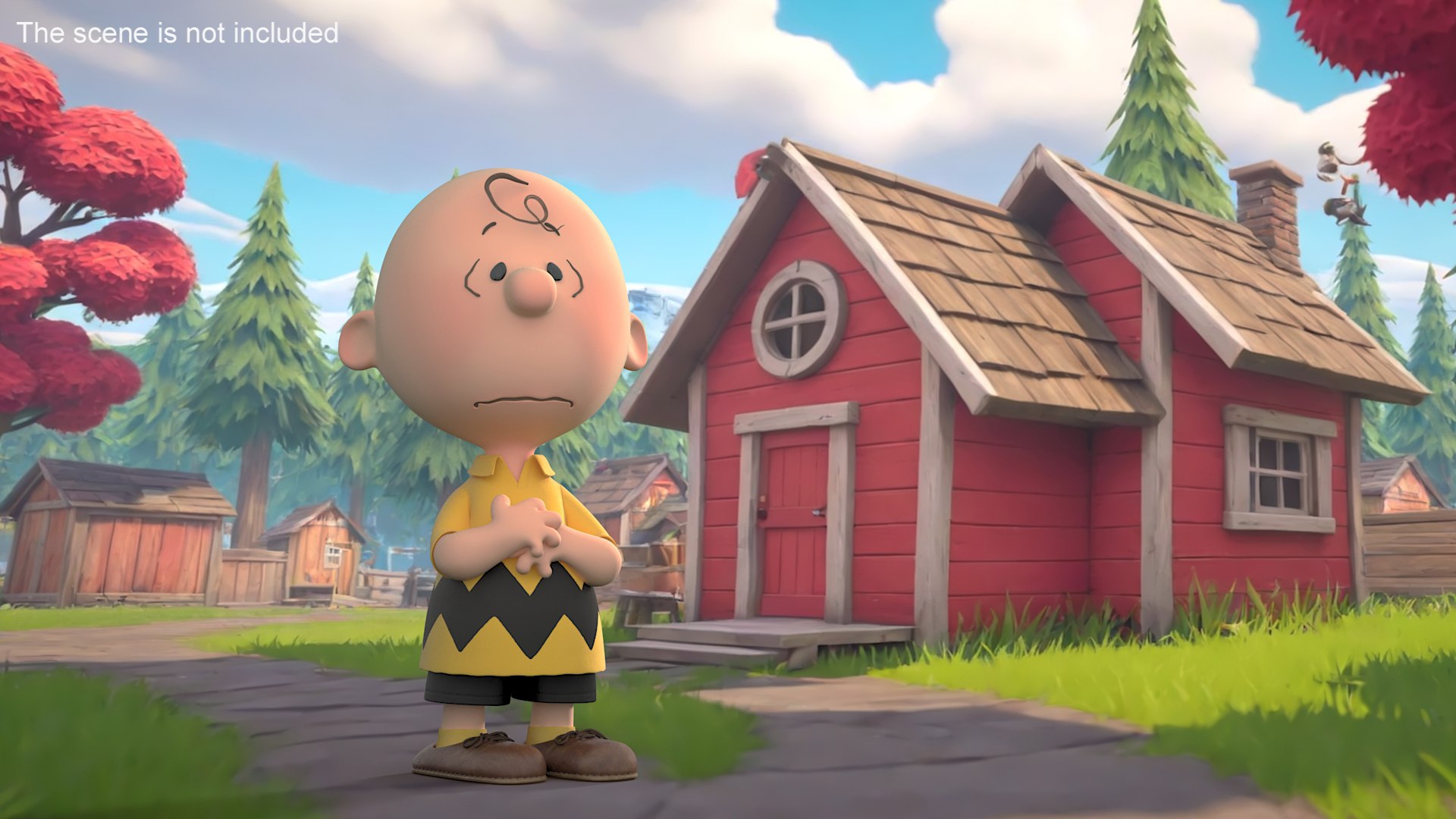 Charlie Brown Scared Pose 3D Model - TurboSquid 2318849