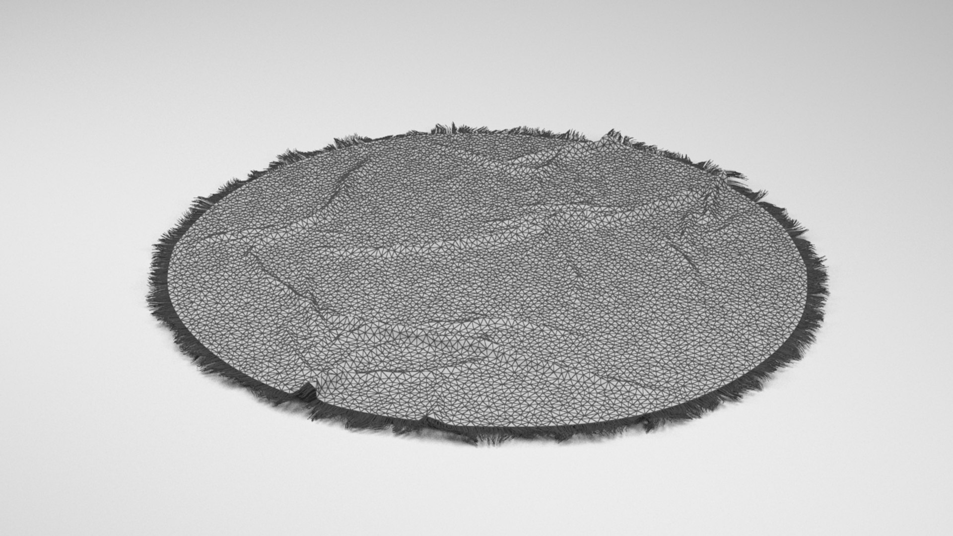 modern rug 3d model