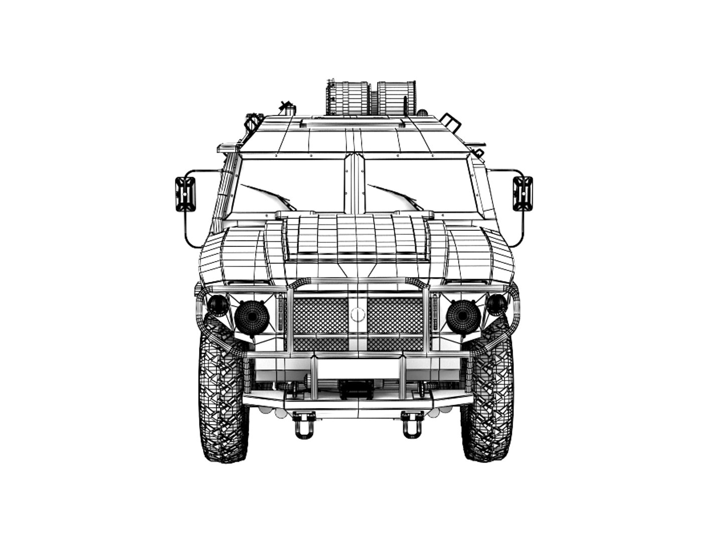 Gaz Tigr 3D Model - TurboSquid 1381238