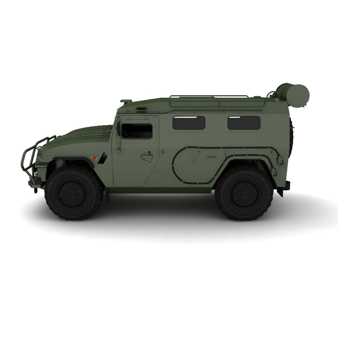 Gaz Tigr 3D Model - TurboSquid 1381238