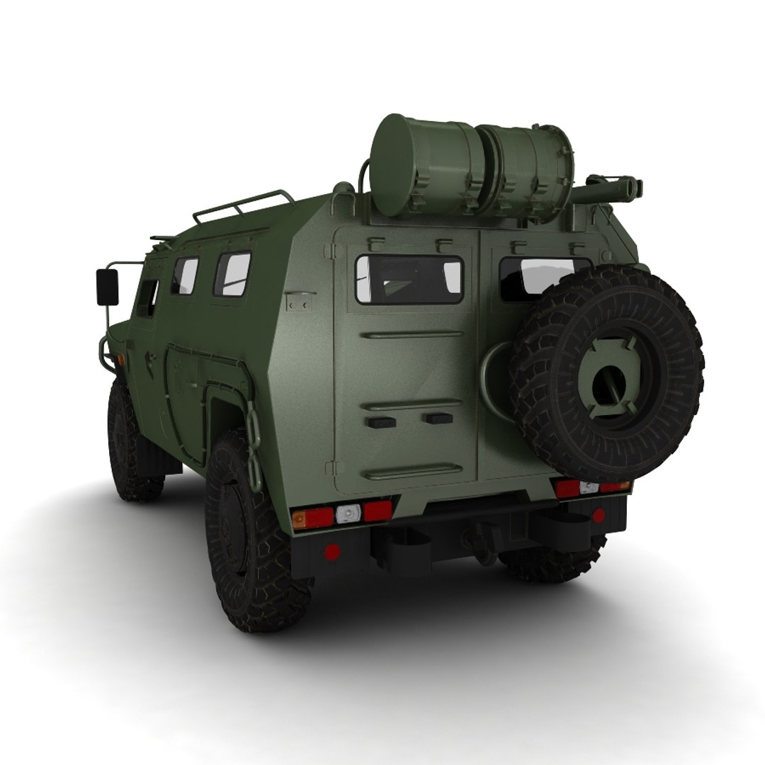 Gaz Tigr 3D Model - TurboSquid 1381238