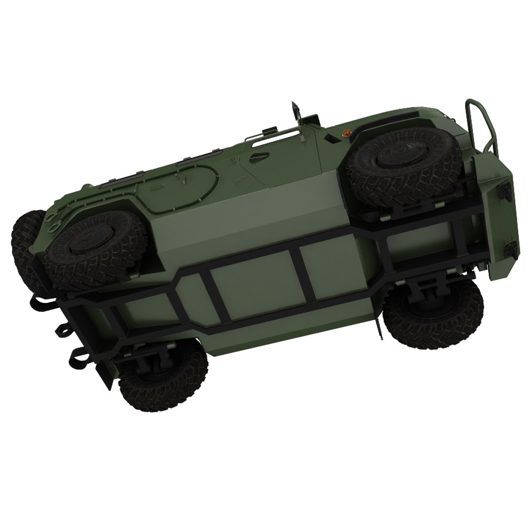 Gaz Tigr 3D Model - TurboSquid 1381238