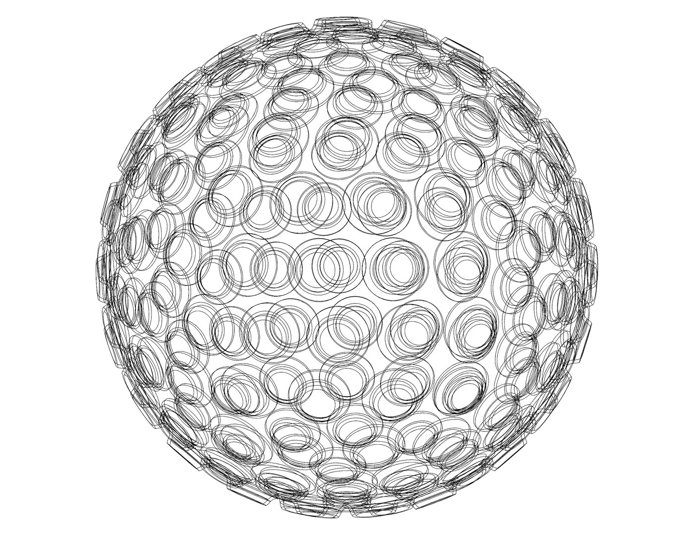 Wireframe Shape Geometric Spikes Ball 3D Model - TurboSquid 2176058