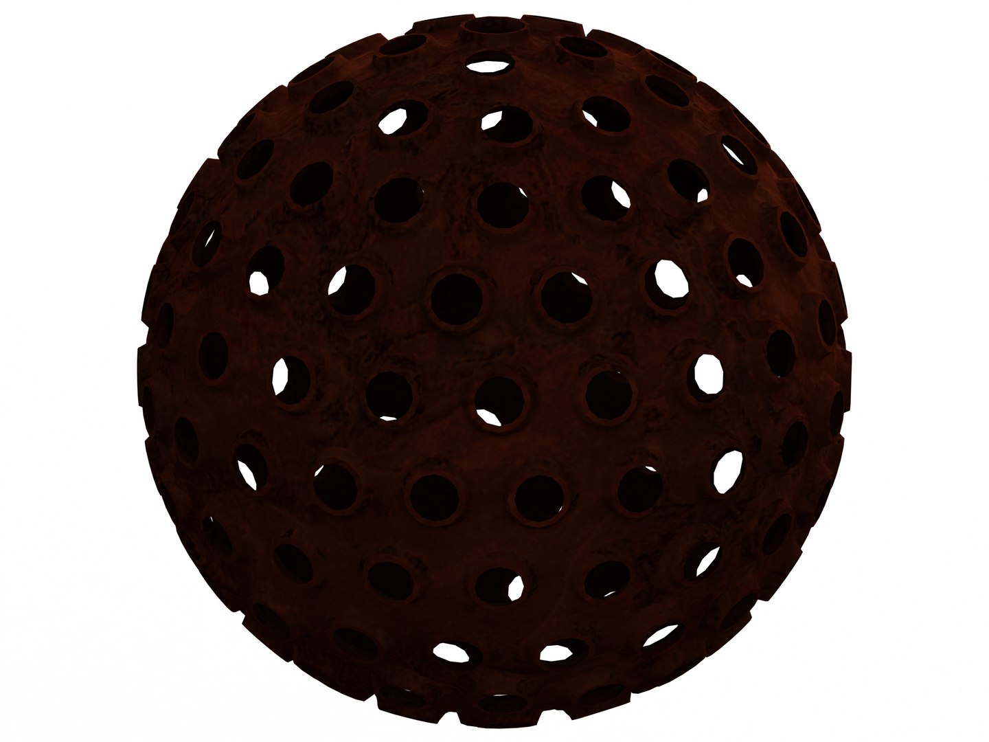 Wireframe Shape Geometric Spikes Ball 3D Model - TurboSquid 2176058