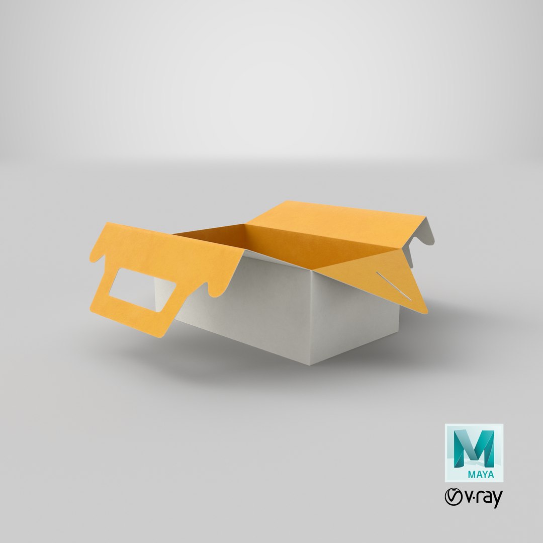 Food Box Open 02 3D Model - TurboSquid 1784375