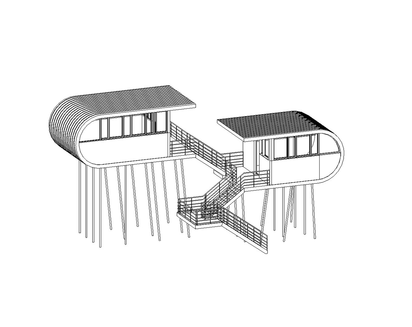 Modern Tree House 2 3D Model - TurboSquid 1717378