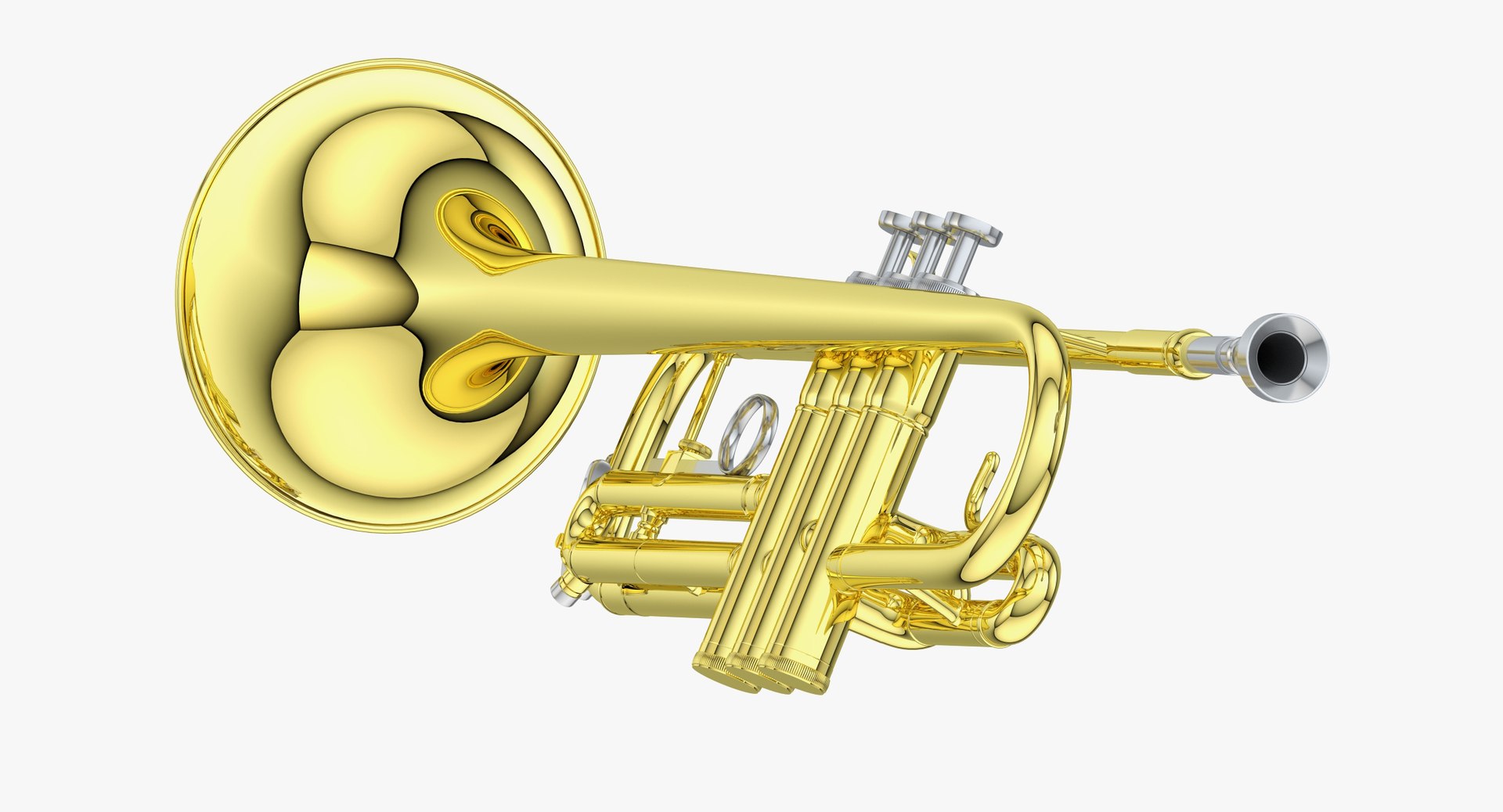 3D Trumpet Model - TurboSquid 1317376