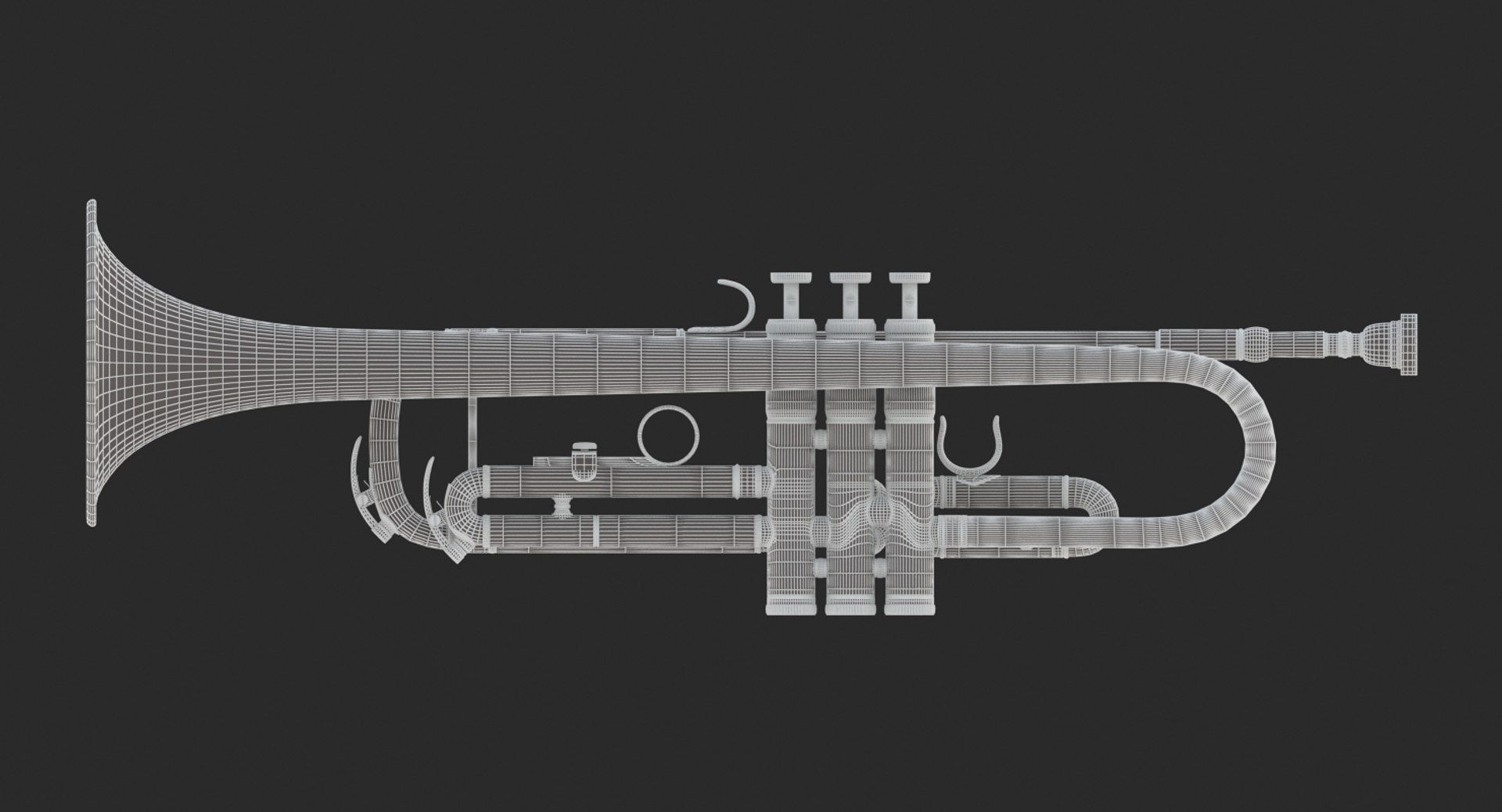 3D Trumpet Model - TurboSquid 1317376