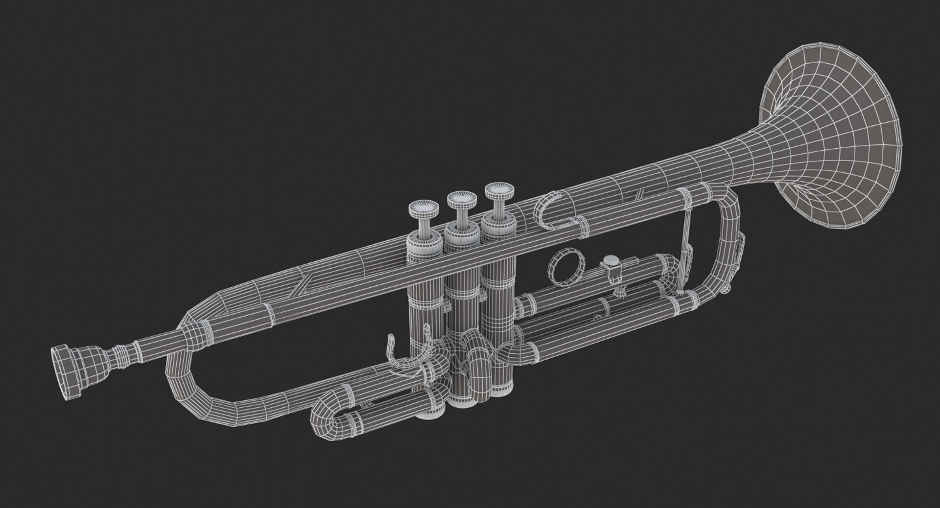 3D Trumpet Model - TurboSquid 1317376