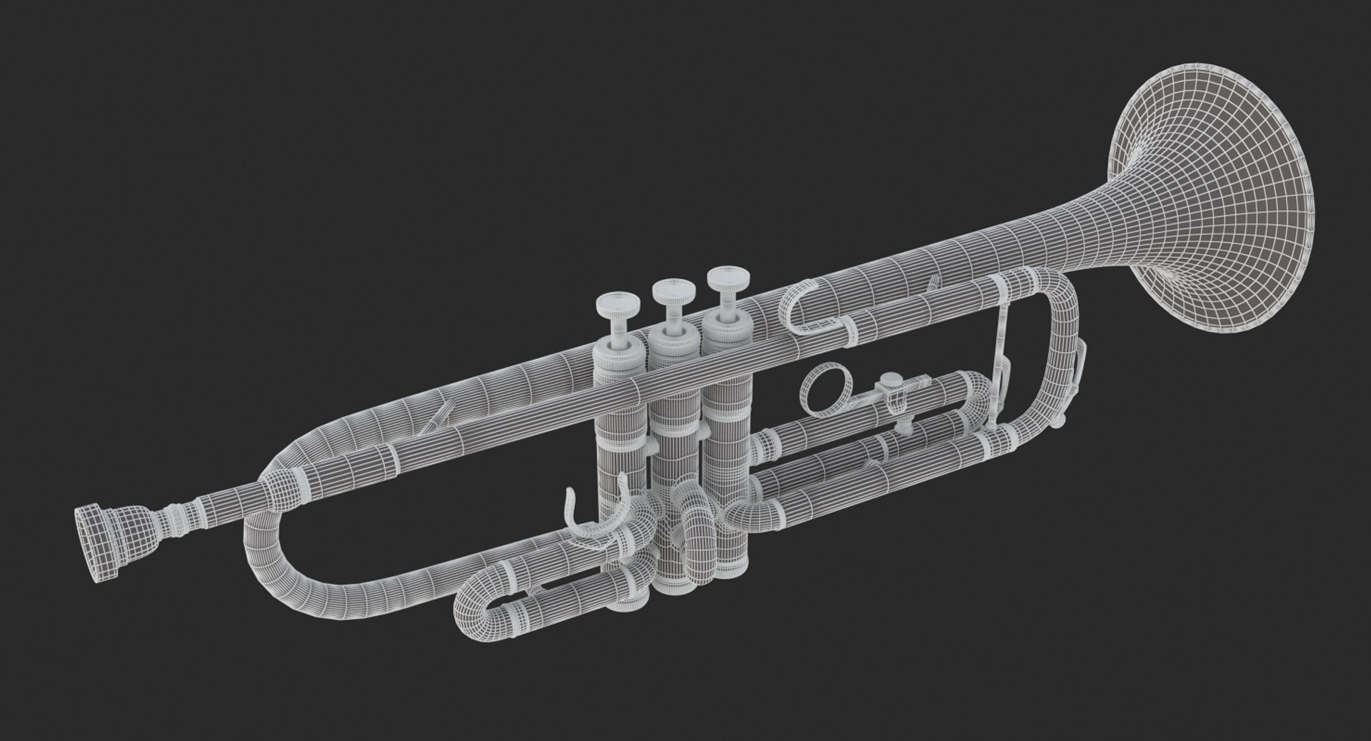 3D Trumpet Model - TurboSquid 1317376