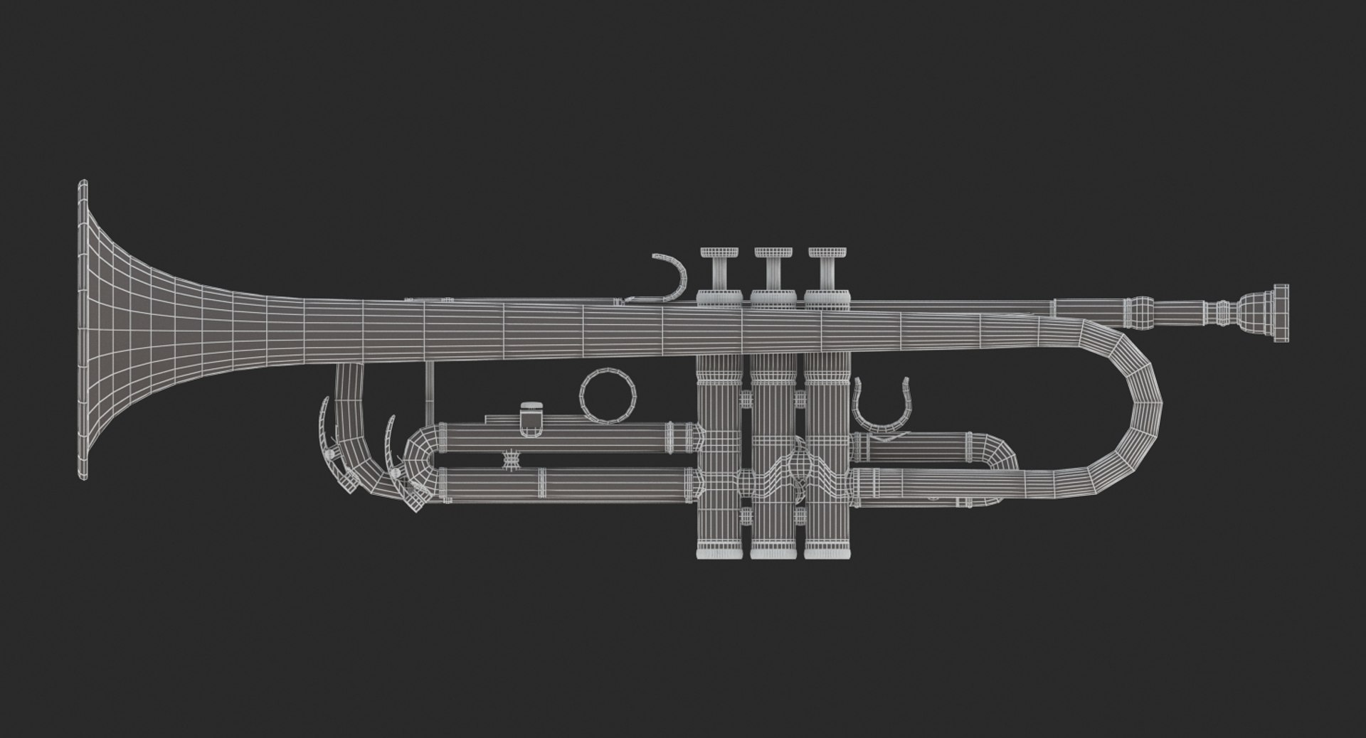 3D Trumpet Model - TurboSquid 1317376