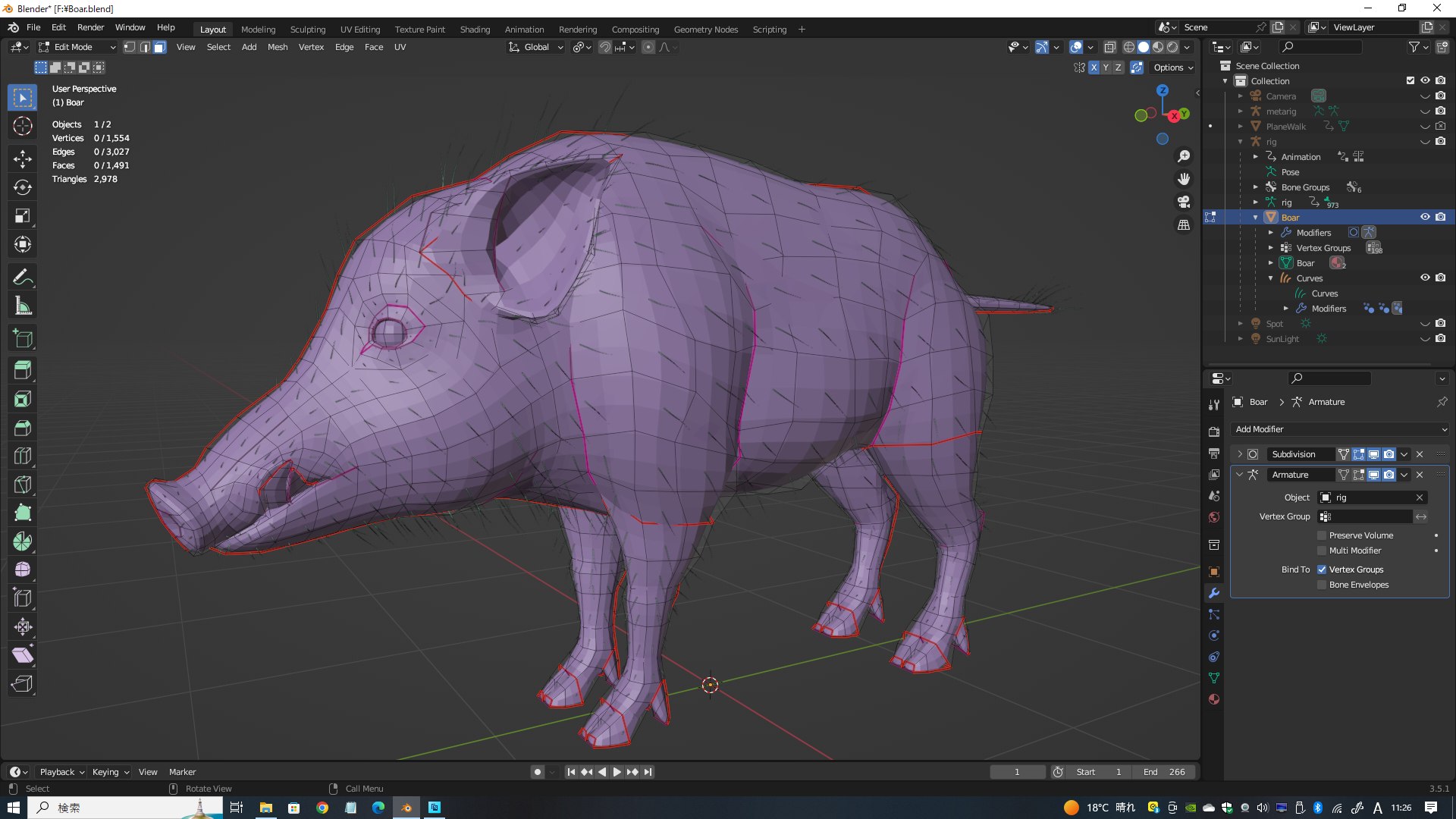 Boar 3D Model - TurboSquid 2068322