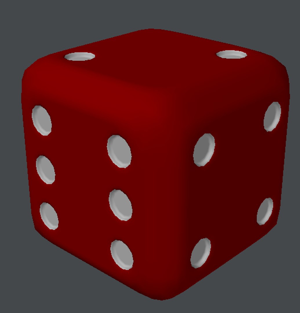 3d casino dice chip