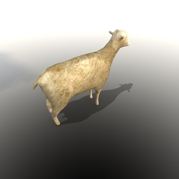 3d cat dog cow sheep