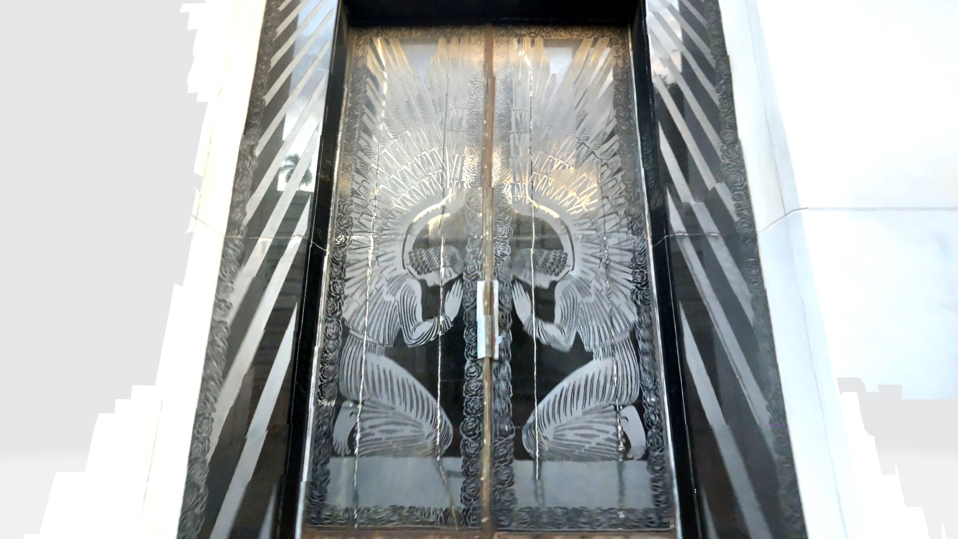 3D Model Angels Art Deco Door - TurboSquid 1968856
