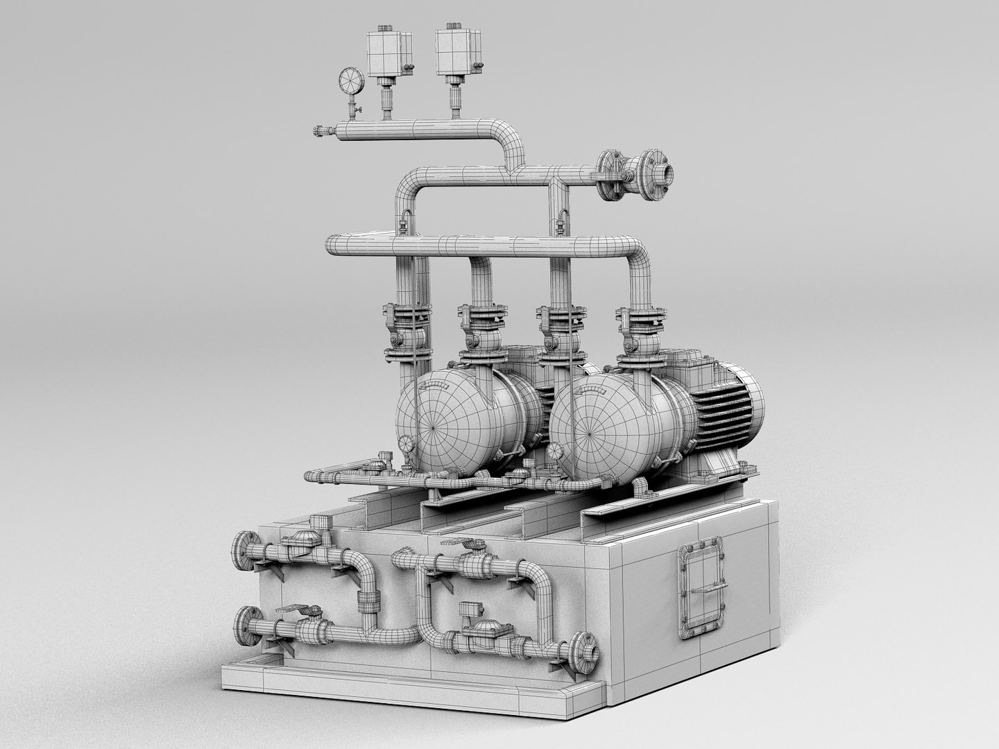 Industrial Compressor 3D - TurboSquid 1440290