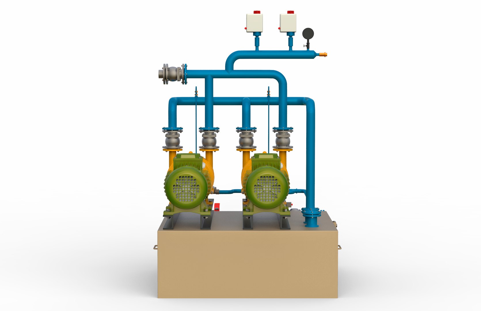 Industrial Compressor 3D - TurboSquid 1440290