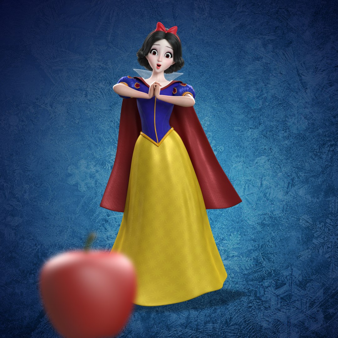 3D Princess Snow White Model - TurboSquid 1634046